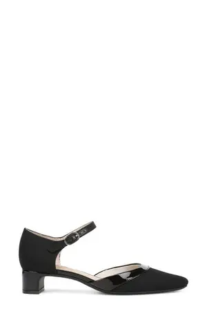 LIFESTRIDE Leighton Ankle Strap Pump - Black-dm