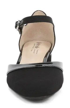 LIFESTRIDE Leighton Ankle Strap Pump - Black-dm