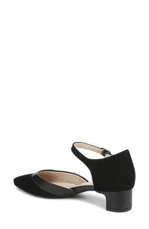 LIFESTRIDE Leighton Ankle Strap Pump - Black