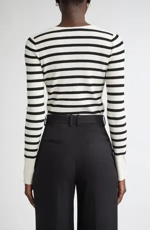 St. John Breton Stripe Sweater