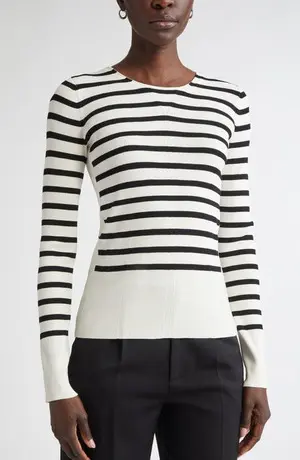 St. John Breton Stripe Sweater