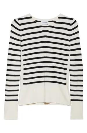 St. John Breton Stripe Sweater