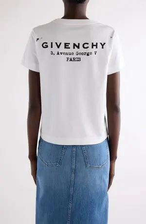 Givenchy Regular Fit Logo Graphic T-shirt - White