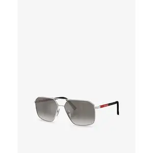 Prada Linea Rossa Ps A50s Irregular Sunglasses