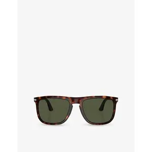 Persol Pilot-frame Acetate Sunglasses - Brown