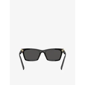 Miu Miu Mu A05s Square-frame Sunglasses - Black