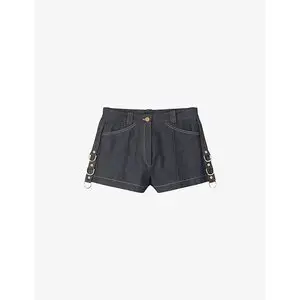 Sandro Contrast Stitching Shorts For Women