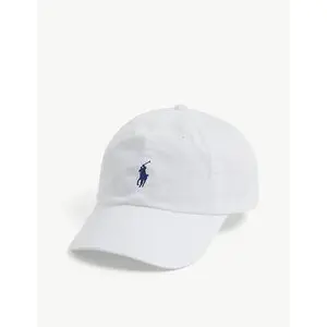 Polo Ralph Lauren Cotton Chino Ball Cap - White Marlin Blue