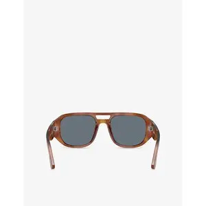 Persol Po3373s Pilot-frame Sunglasses - Brown