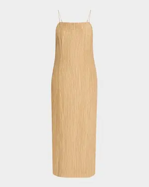 BY MALENE BIRGER By Malene Birger Lucille Sleeveless Midi Dress - Light Camel