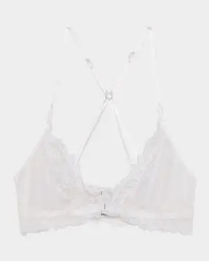 Lise Charmel Source Beaute Embroidered Soft Cup Bralette - Blanc