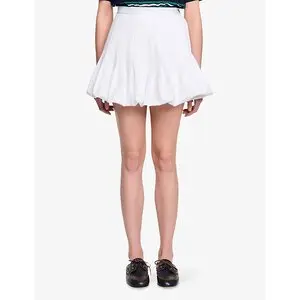 Sandro Pleated Bubble-hem Mini Skirt