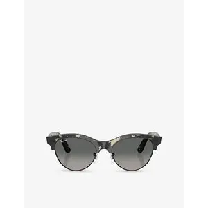 Ray-ban Rb2341 Clubmaster Sunglasses - Brown