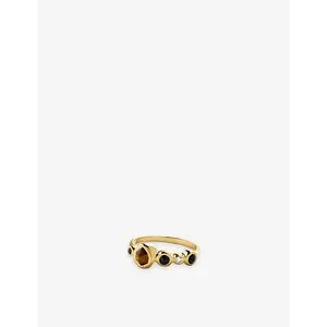Monica Vinader Siren Gradient Gemstone Ring - Brown
