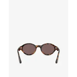 Persol Oval-frame Sunglasses - Brown