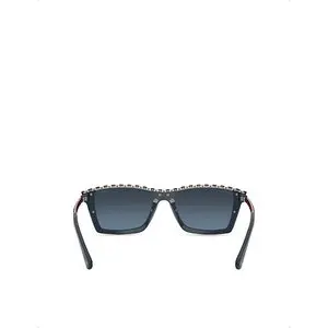 Chanel Rectangle Sunglasses - Blue