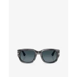 Persol Po3380s Polarised Square Sunglasses - Grey