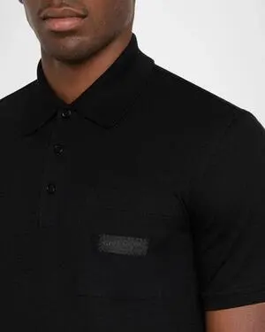 Givenchy Apos;s Cotton Piqué Polo Shirt - Black