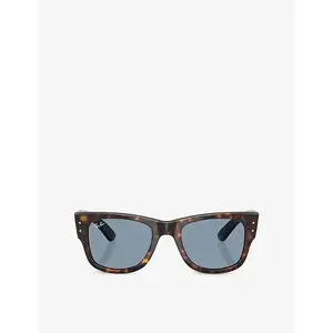 Ray-ban Mega Wayfarer Square-frame Propionate Sunglasses - Brown