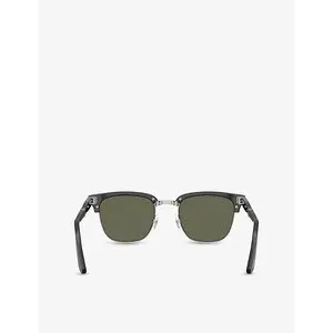 Persol Po3375s Polarised Square-frame Sunglasses - Black