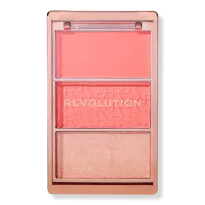 REVOLUTION BEAUTY Blush Icon Palette - Authentic Peach