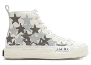 Amiri Stars Court High Sneakers - Grey