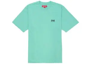 Supreme Warm Up Washed Short Sleeve Top - Green