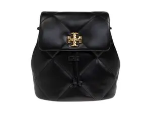 Tory Burch Kira Diamond Quilt Small Backpack - Black