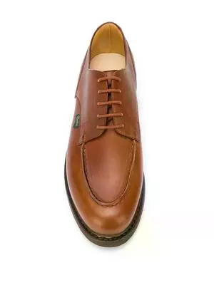 Paraboot Stitch-detail Leather Derby Shoes