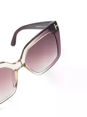 TOM FORD Square-frame Ombré-effect Sunglasses