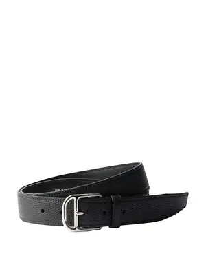 Prada Leather Belt Black
