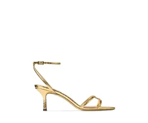 JIMMY CHOO 1998 Leo 65 High Heel Sandals - Gold