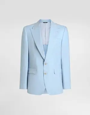 Dolce & Gabbana Sicilia Single-breasted Linen Jacket