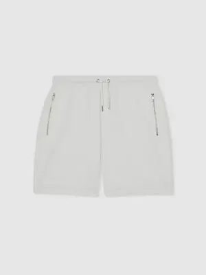REISS Angus Textured Drawstring Shorts