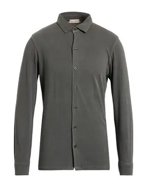 CASHMERE COMPANY Shirt Size Cotton - Lead