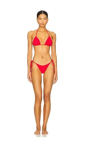 Frankies Bikinis Mackenzie Ribbed Bikini Bottom