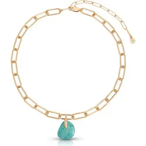 Ettika Pendant Necklace - Turquoise