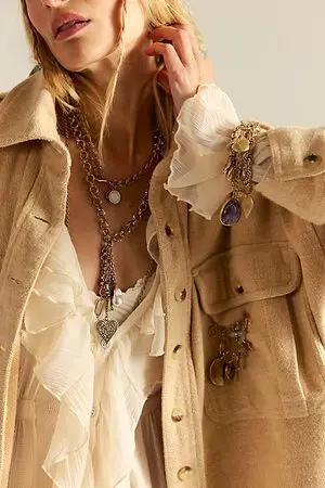 Free People Tate Layer Necklace - Gold