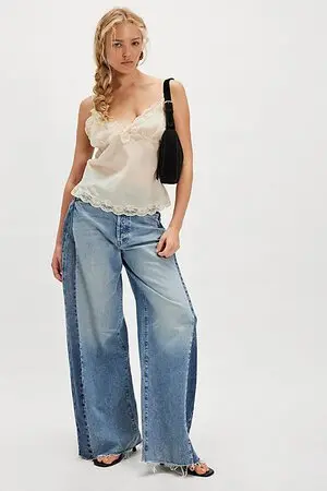 MOTHER The Pipe Dream Button Heel Jeans