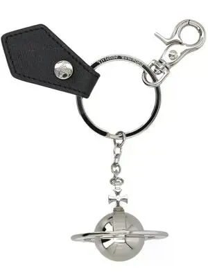 VIVIENNE WESTWOOD 3d Orb Keyring - Silver
