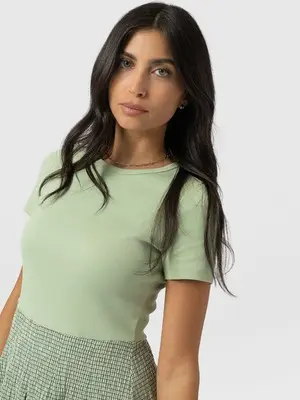 SAINT + SOFIA Renee Contrast A-line Dress