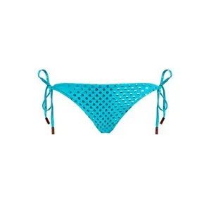 Vilebrequin Side-tie Bikini Bottom With Sparkling Detail - Disco Green