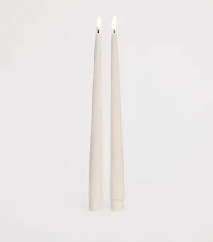 DELUXE HOMEART Wax Led Dinner Candles