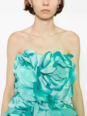SAIID KOBEISY Floral Mini Dress