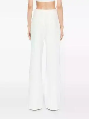 SAIID KOBEISY Floral Tailored Pants - White