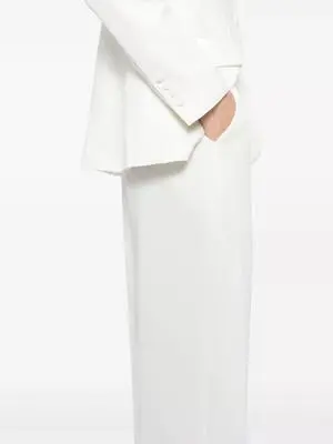 SAIID KOBEISY Floral Tailored Pants - White