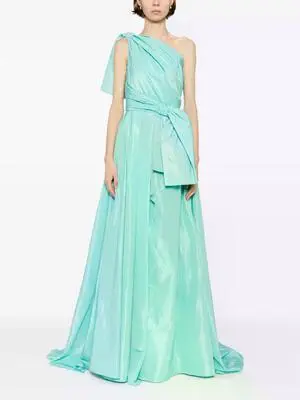 SAIID KOBEISY Taffeta Draped Dress