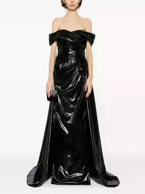SAIID KOBEISY Strapless Long Dress