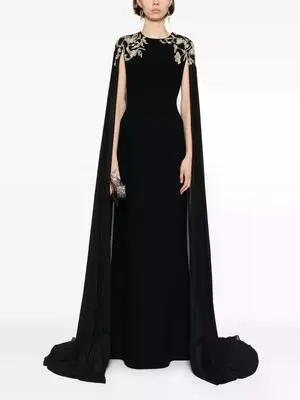 SAIID KOBEISY Embroidered Maxi Dress