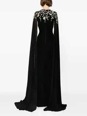 SAIID KOBEISY Embroidered Maxi Dress